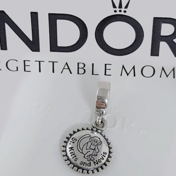Pandora | Jewelry | Pandora Stkitts Monkey Exclusive Dangle Charm With ...